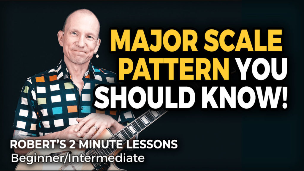Major Scale pattern practice | Master Guitar Academy