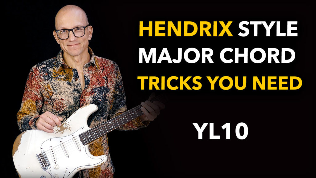 Hendrix Major Chord Embellishments | Master Guitar Academy